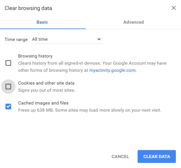 How to clear cache in different browsers – TCR Software