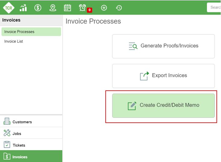 How to issue a credit in TCR? – TCR Software