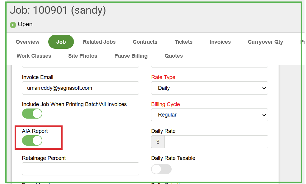 How to use 'AIA Report'? – TCR Software